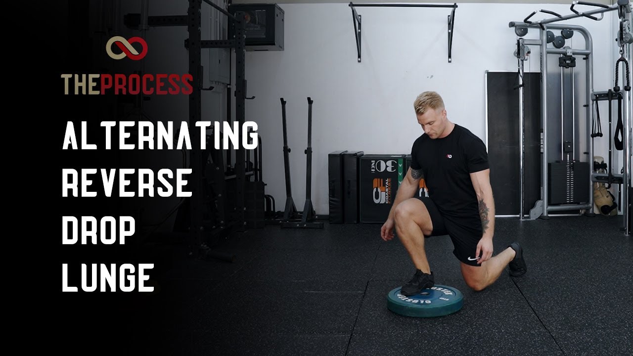 Alternating Reverse Drop Lunge - YouTube