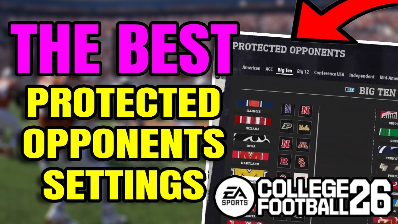 How To Set Up PROTECTED RIVALS In CFB 26! - YouTube