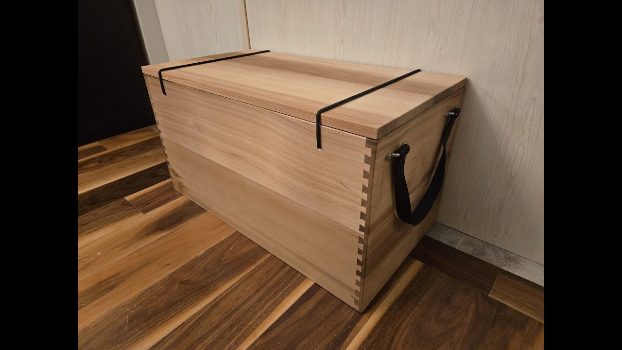 Cedar Chuck Boxes For Winter Camping Hot Tenting. Solid Wood - YouTube