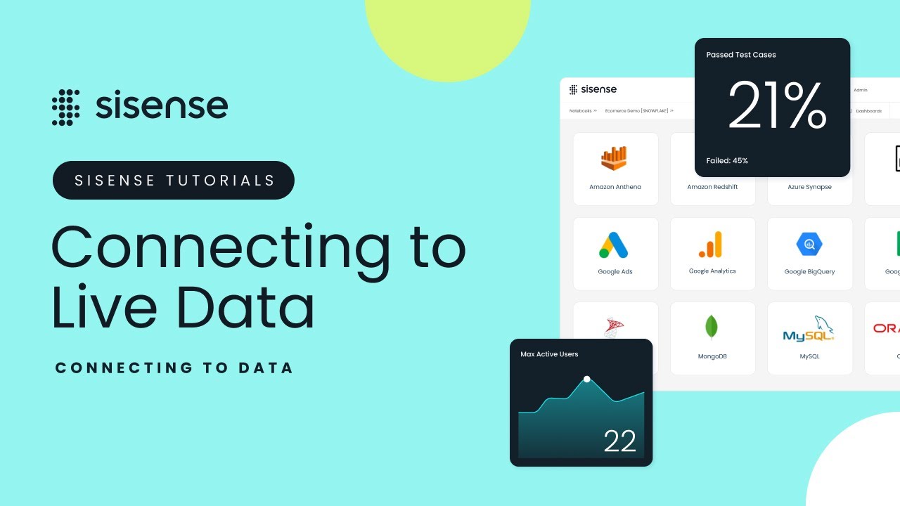 Connecting to Live Data | Sisense Tutorials: Connecting to Data - YouTube