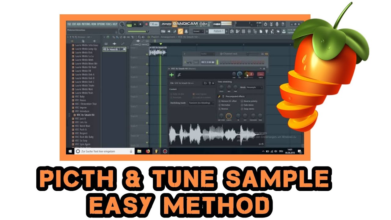 How To Pitch & Tune Samples In FL Studio (Pro tips and tricks) - YouTube