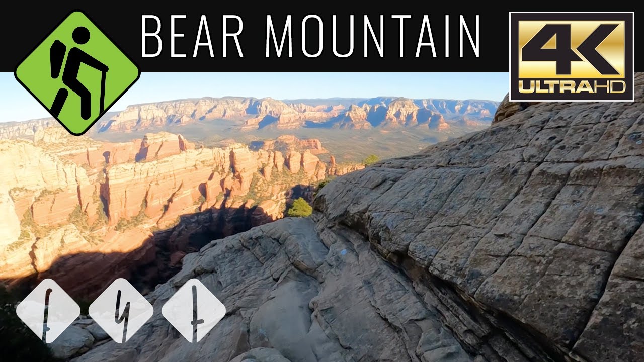 Virtual Treadmill Hike - Bear Mountain in Sedona Arizona - YouTube