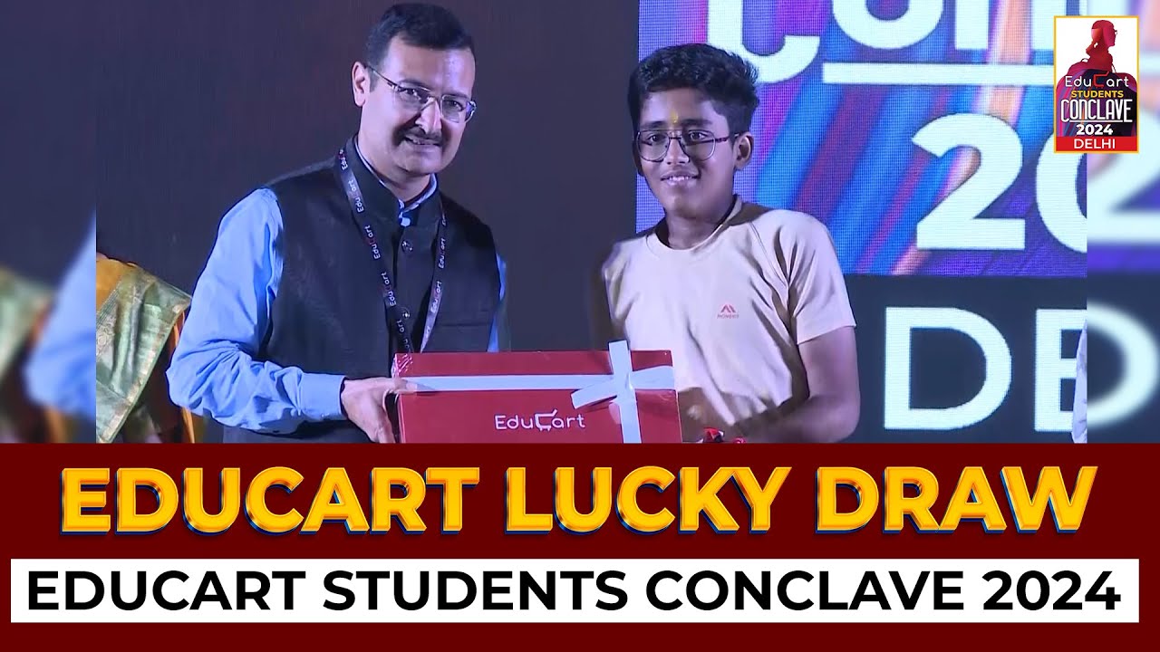 Educart Students Conclave 2024 | Lucky Draw - YouTube