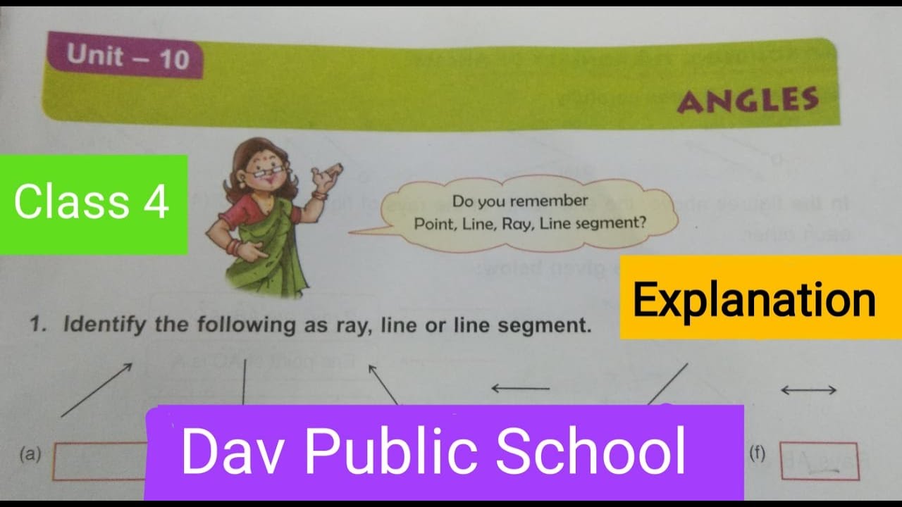 How to measure angle using protractor I DAV Class 4 Maths - YouTube