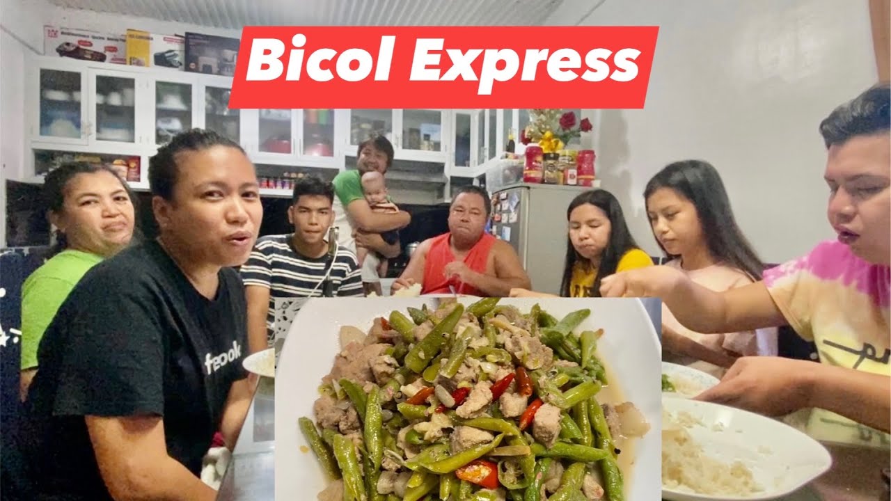 Nagluto ng Bicol Express ala Ate Nel’s | Pako (Fern) Salad | Masayang Dinner | Thank You Lord 🙏 ...