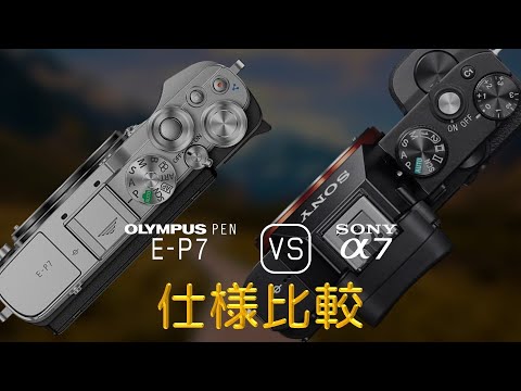 Olympus PEN E-P7 と Sony A7 の仕様比較 - YouTube