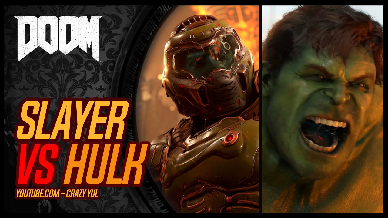 DOOM SLAYER vs HULK - Este seria el peor enemigo para enfrentar - YouTube