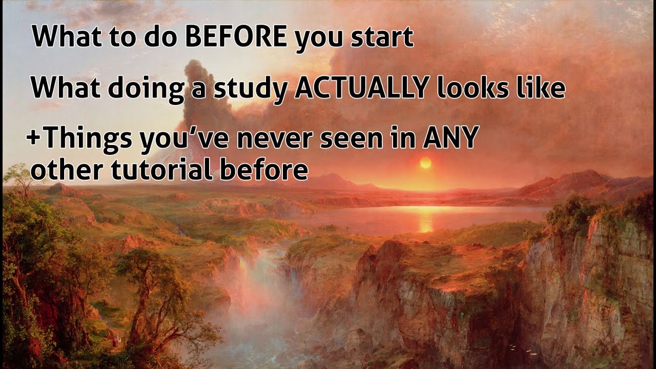 How to Start a Painting Study - Things You Never See in Art Tutorials ...