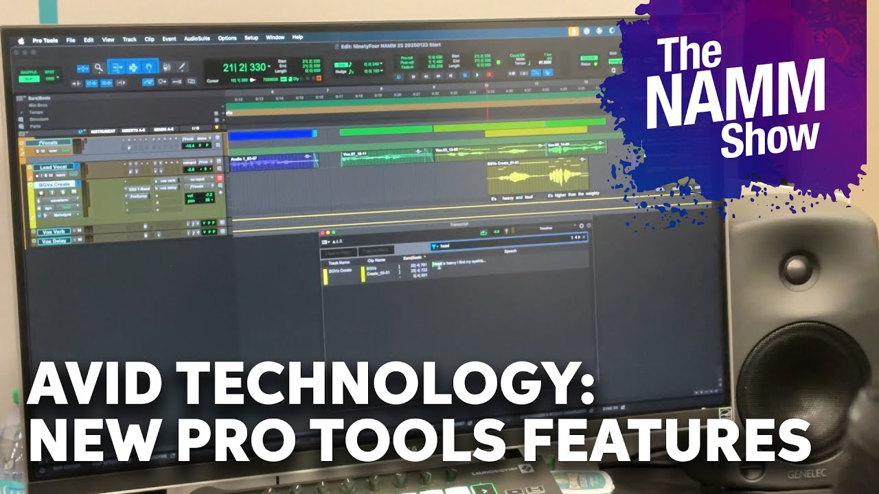 NAMM 2025: Avid Pro Tools Exciting New Updates - YouTube