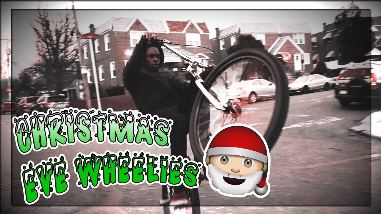 CHRISTMAS EVE WHEELIES - SE Bikes - YouTube
