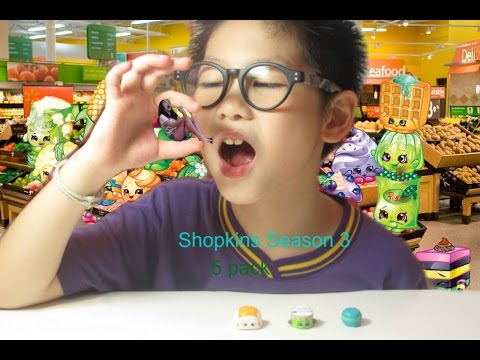 Shopkins season 3 | 5 pack Opening and Review