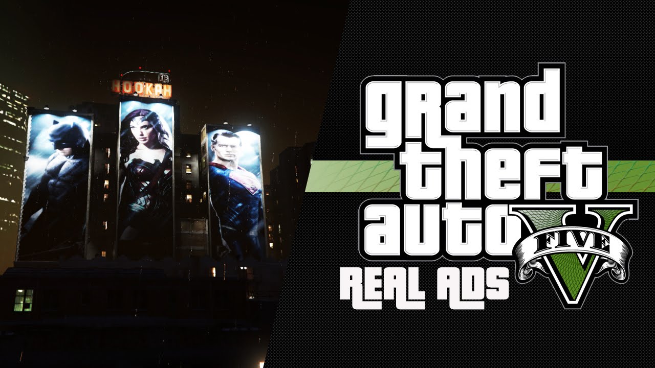 GTA 5 PC REAL GTA ADS MOD! (GTA V PC MODS) - YouTube