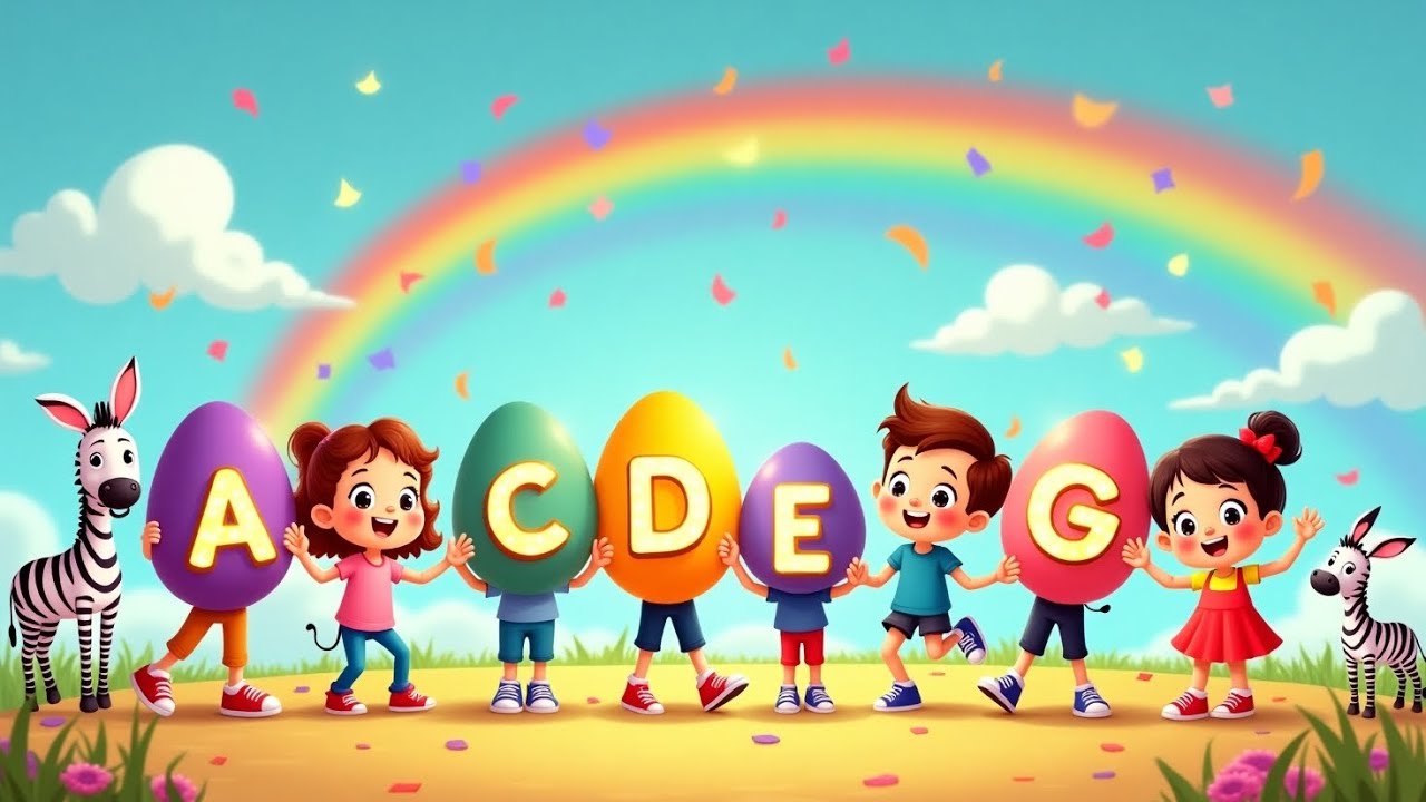 A to Z Alphabet Song with Dancing Eggs & Kids | Fun Learning for ...