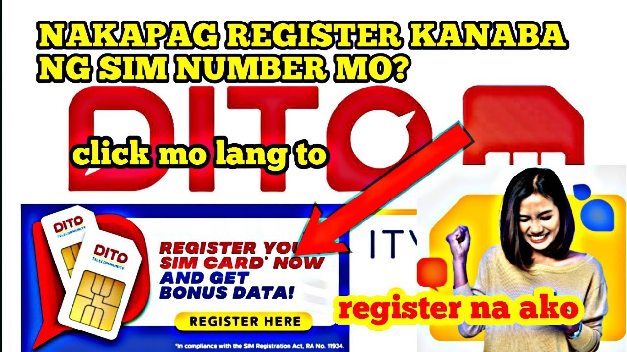 how to register DITO SIM card / full guide sim register - YouTube