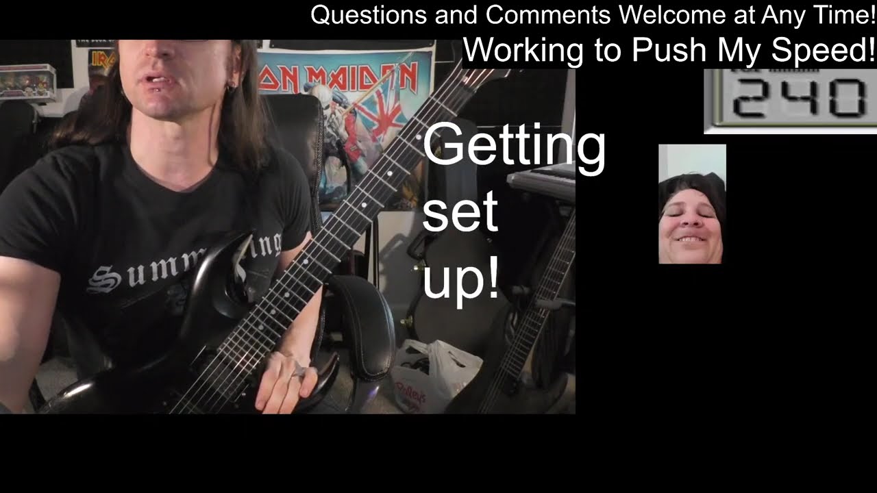 Day 82 - Speed/Shred Guitar Metal Practice + Maybe More - YouTube