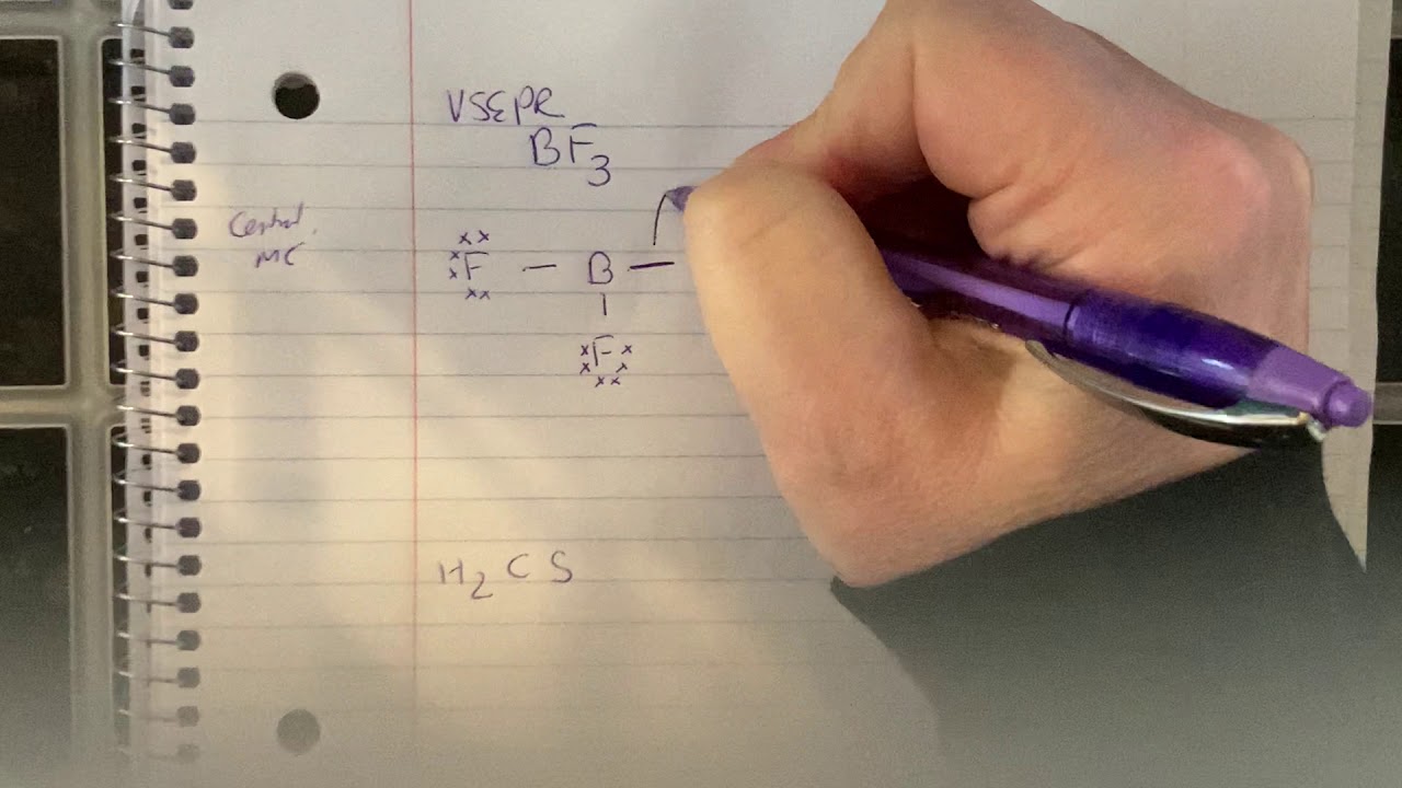 BF3 vsepr structure and polarity - YouTube