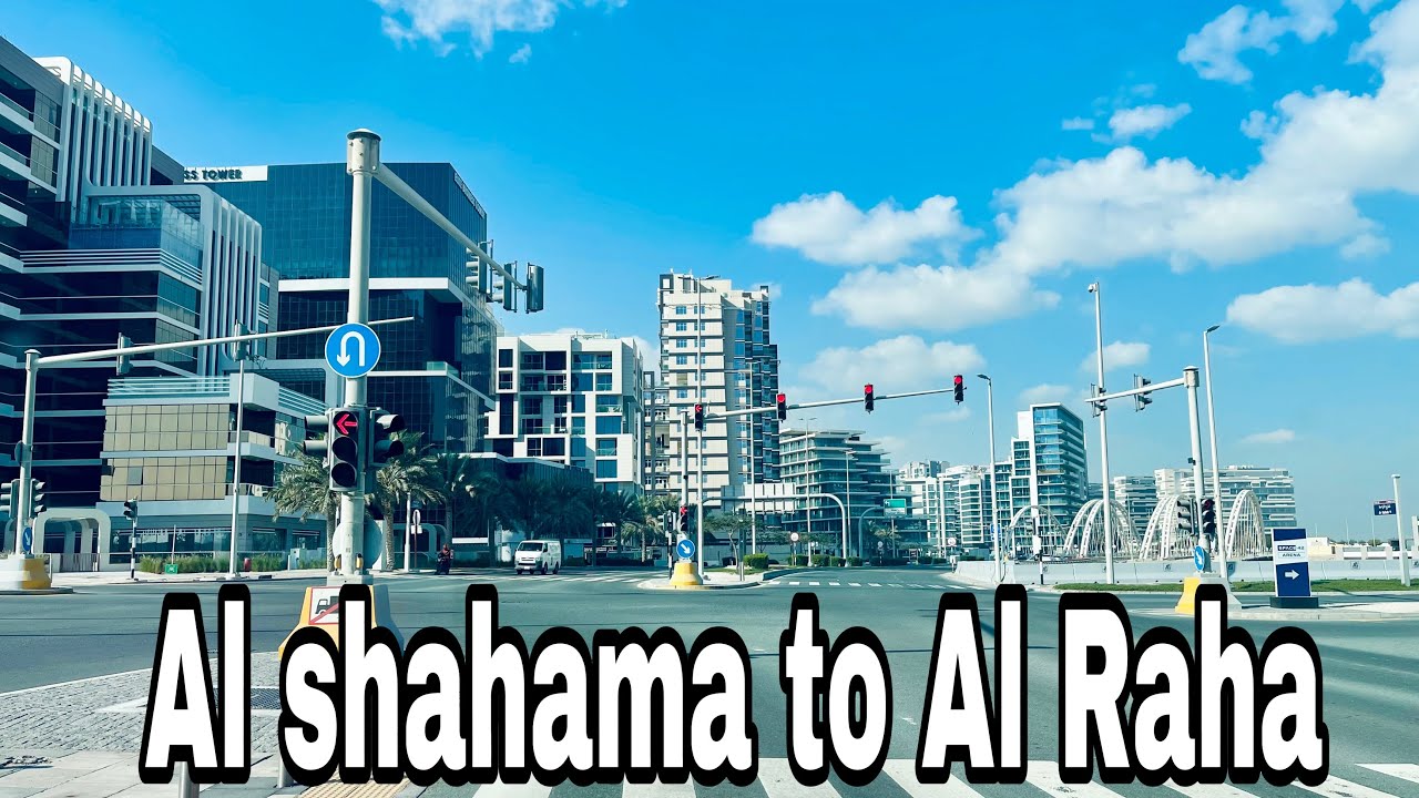 SUNDAY MORNING DRIVE FROM SHAHAMA TO AL RAHA HD VIDEO WATCH - YouTube