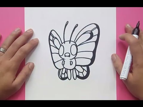 Como dibujar a Butterfree paso a paso - Pokemon | How to draw ...