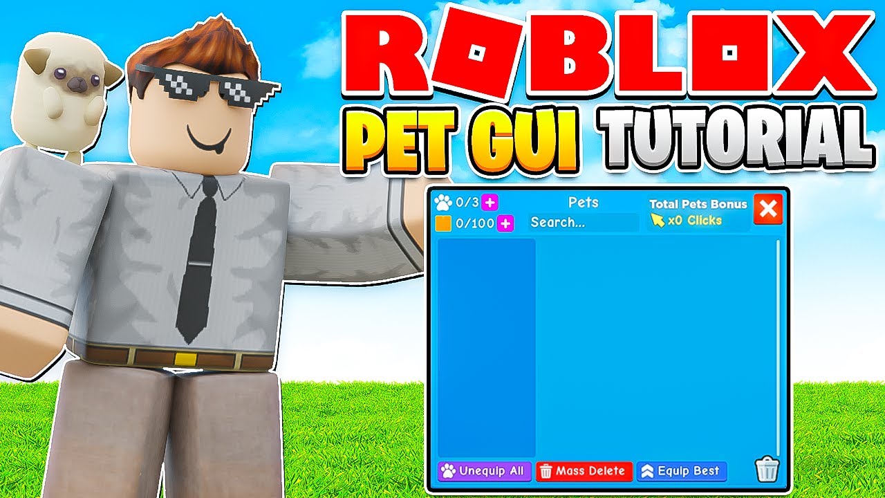 Pet Inventory Gui! How to Make a Simulator in Roblox Episode 20 - YouTube