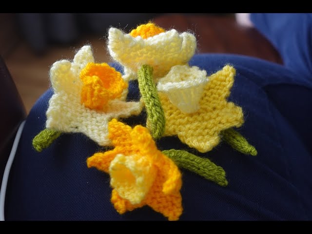 Daffodil Knitting Pattern Crochet Daffodil Flower| Free Crochet