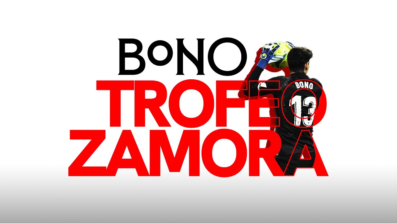 Las cariñosas felicitaciones a Bono tras conseguir el Trofeo Zamora ...