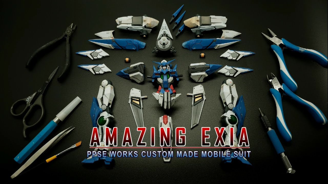 'Amazing Exia' 다리 10분 완성하기(aka. 마스킹달인) Make Amazing Exia's legs in 10 ...