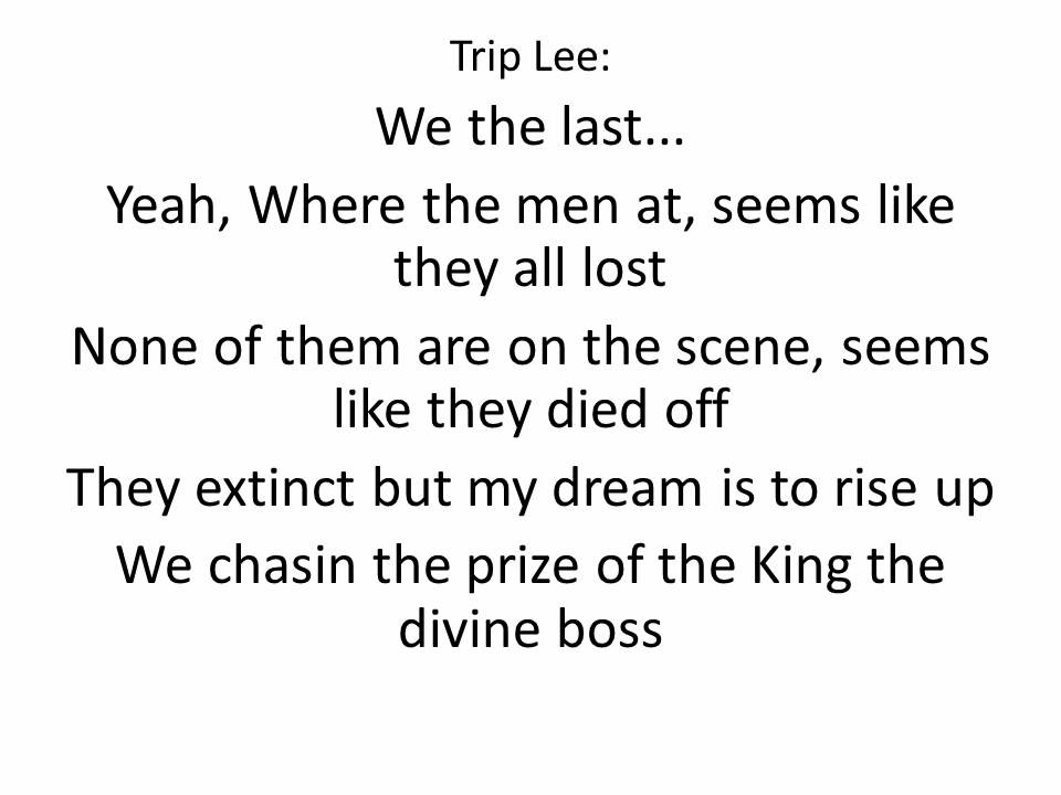Man Up Anthem 116 lyrics - YouTube