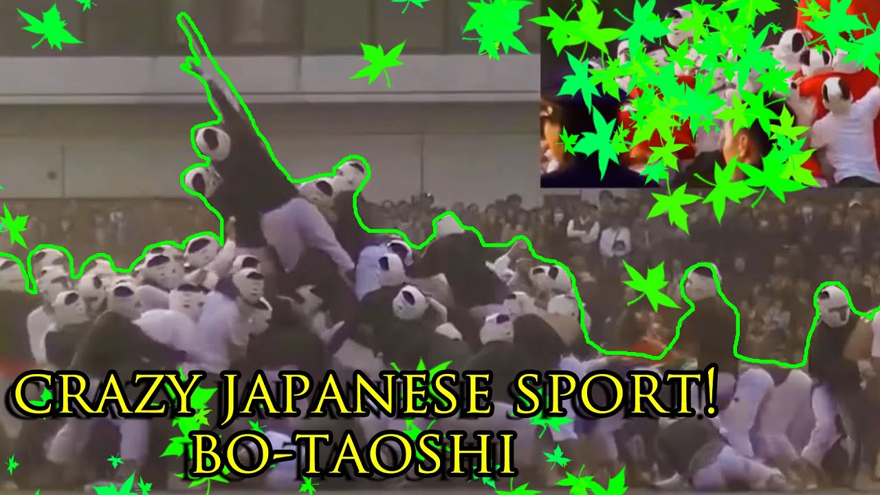 Japan is at it again! Bo - Taoshi! Crazy Japanese Sport - YouTube
