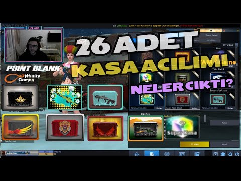 🔥 Point Blank 26 Adet  Kasa Açtım! 😱 EFSANE Silah Çıktı mı? PB TR Kasa Açma