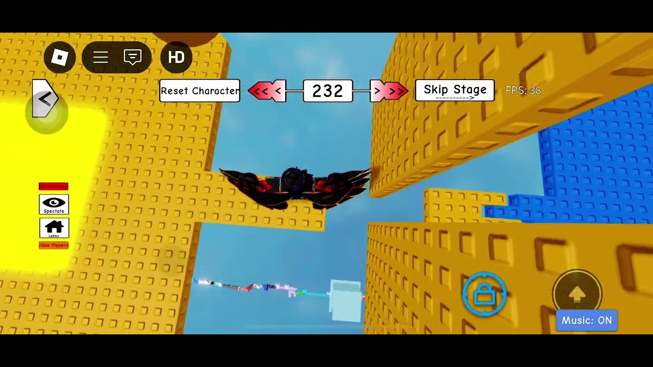 Roblox Sai’s impossible jumps per difficulty chart Obby (stages 221-241 ...