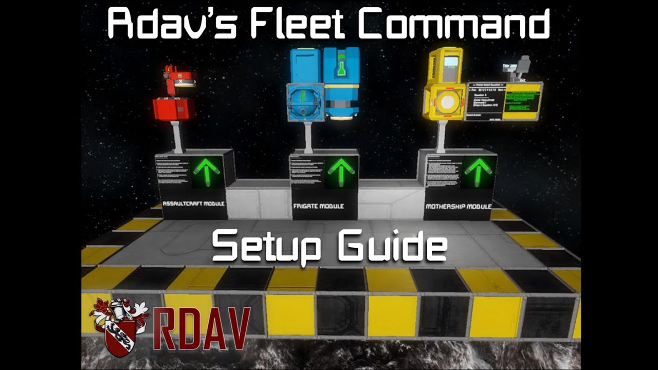 Fleet Command Alpha Setup Tutorial (Space Engineers) - YouTube
