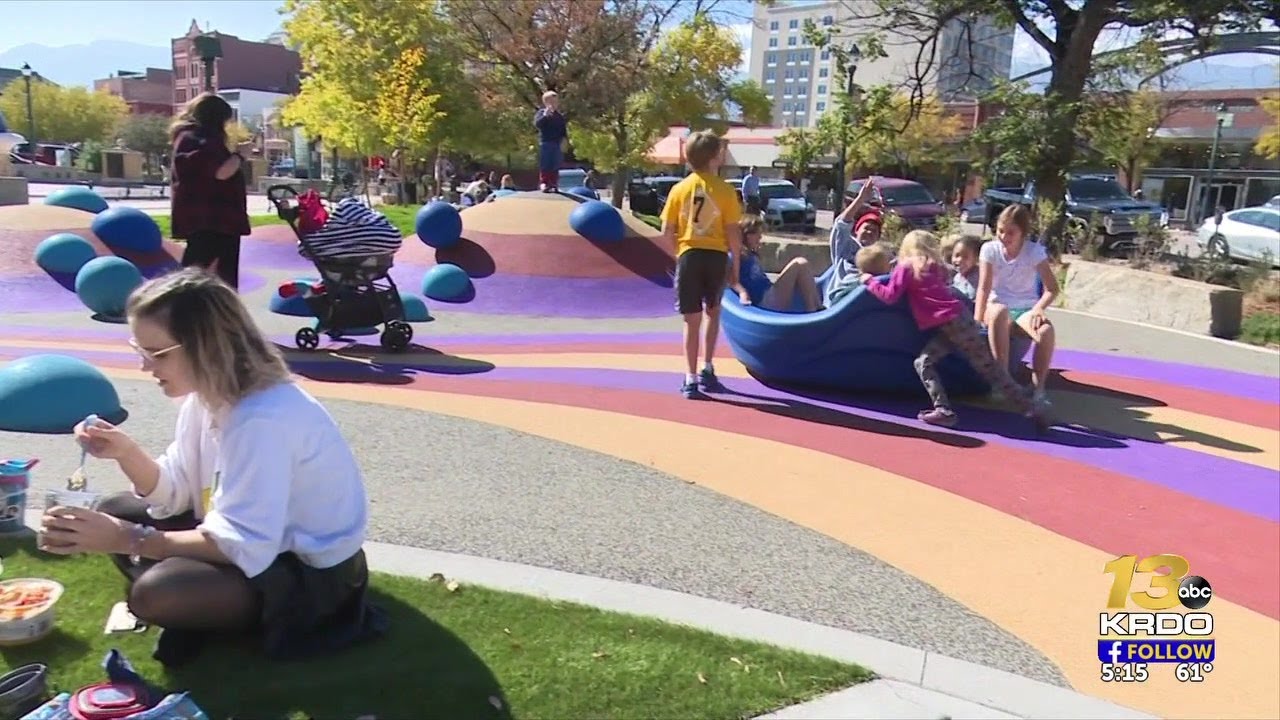 Colorado Springs celebrates reopening of Acacia Park playground in ...