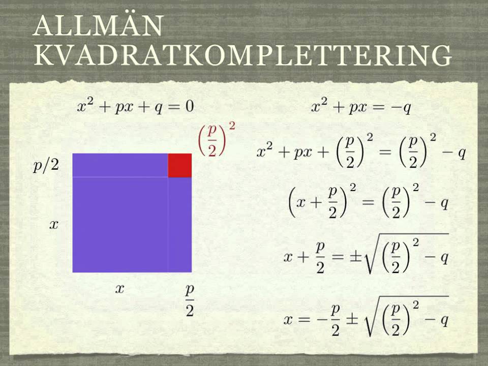 PQ-formeln - YouTube