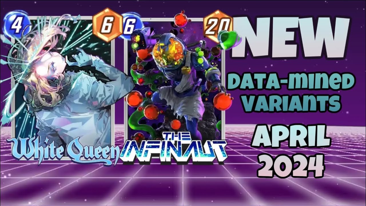 NEW Data - Mined Variants Releasing in Marvel Snap | April 2024 - YouTube