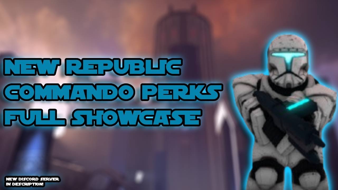 New Republic Commando Perks! | Roblox Star Wars: GAR - YouTube