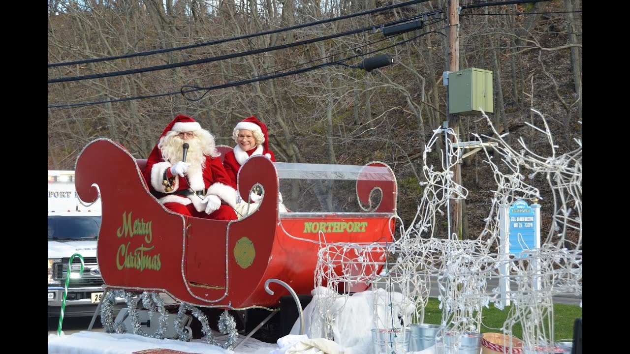 Santa Visits Asharoken 2021 - YouTube