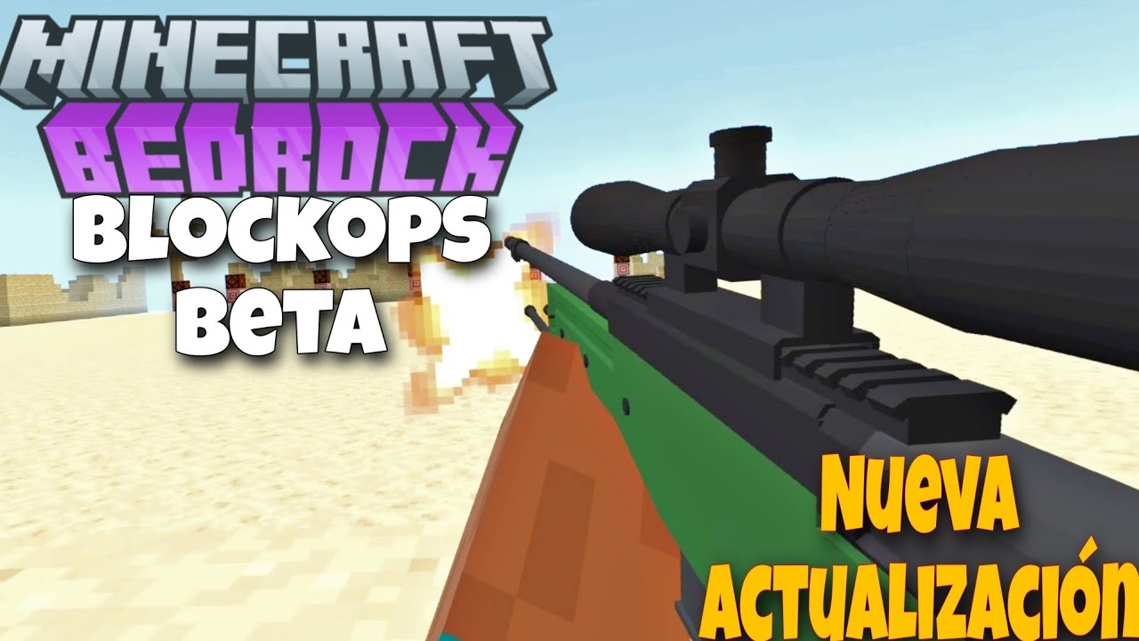 BLOCKOPS Addon Remake [New-Guns FnFal & L96a1 Sniper] GUN MODS 3D 1.19.70 - YouTube