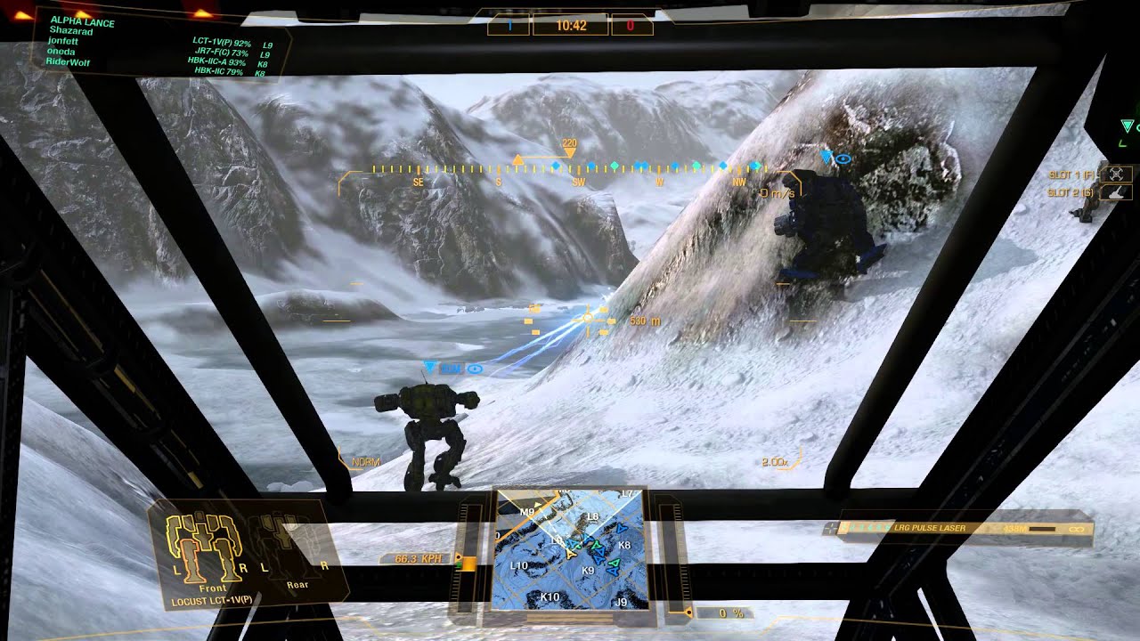 MWO - Locust 1V #12 - Large pulse laser Locust is fun! - YouTube