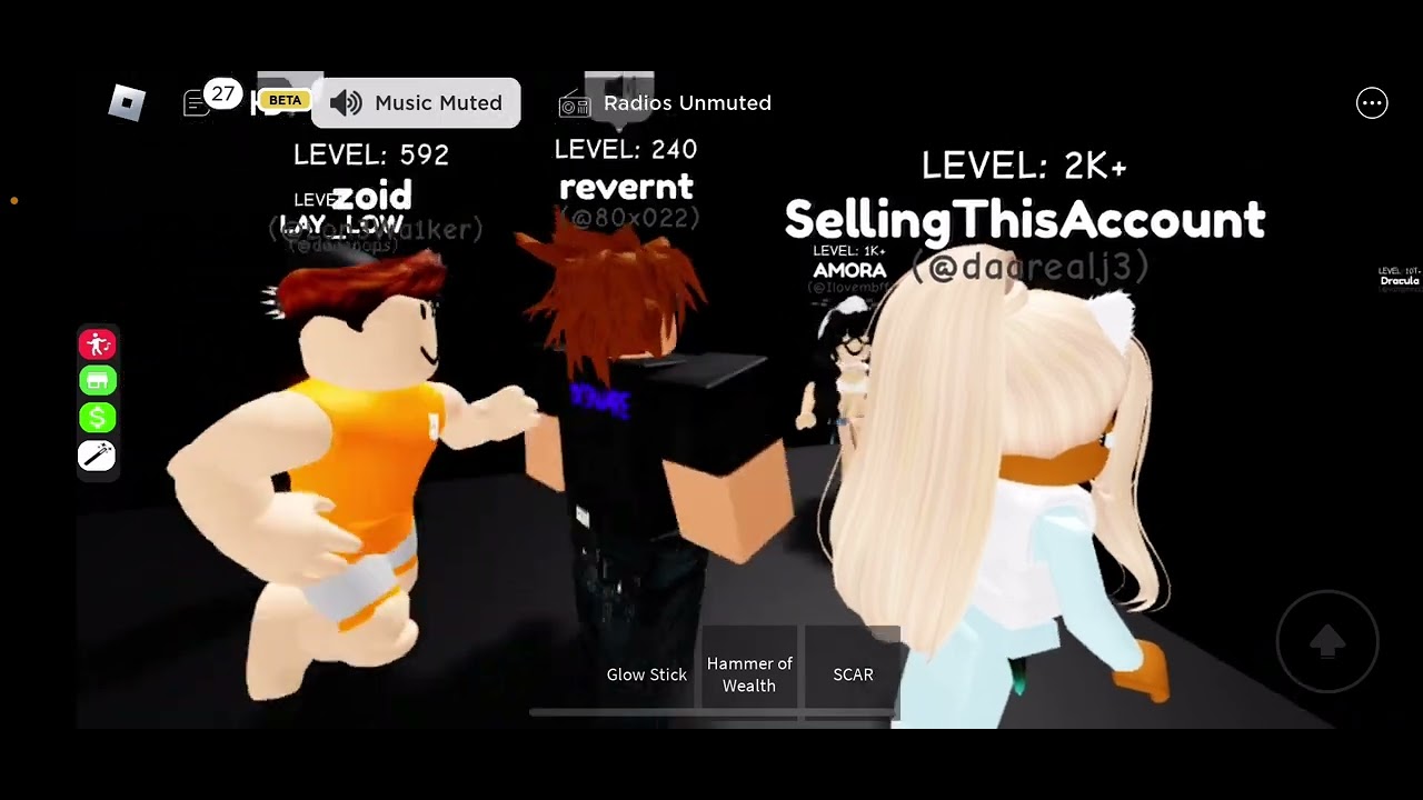 Arguement In black room roblox VC - YouTube