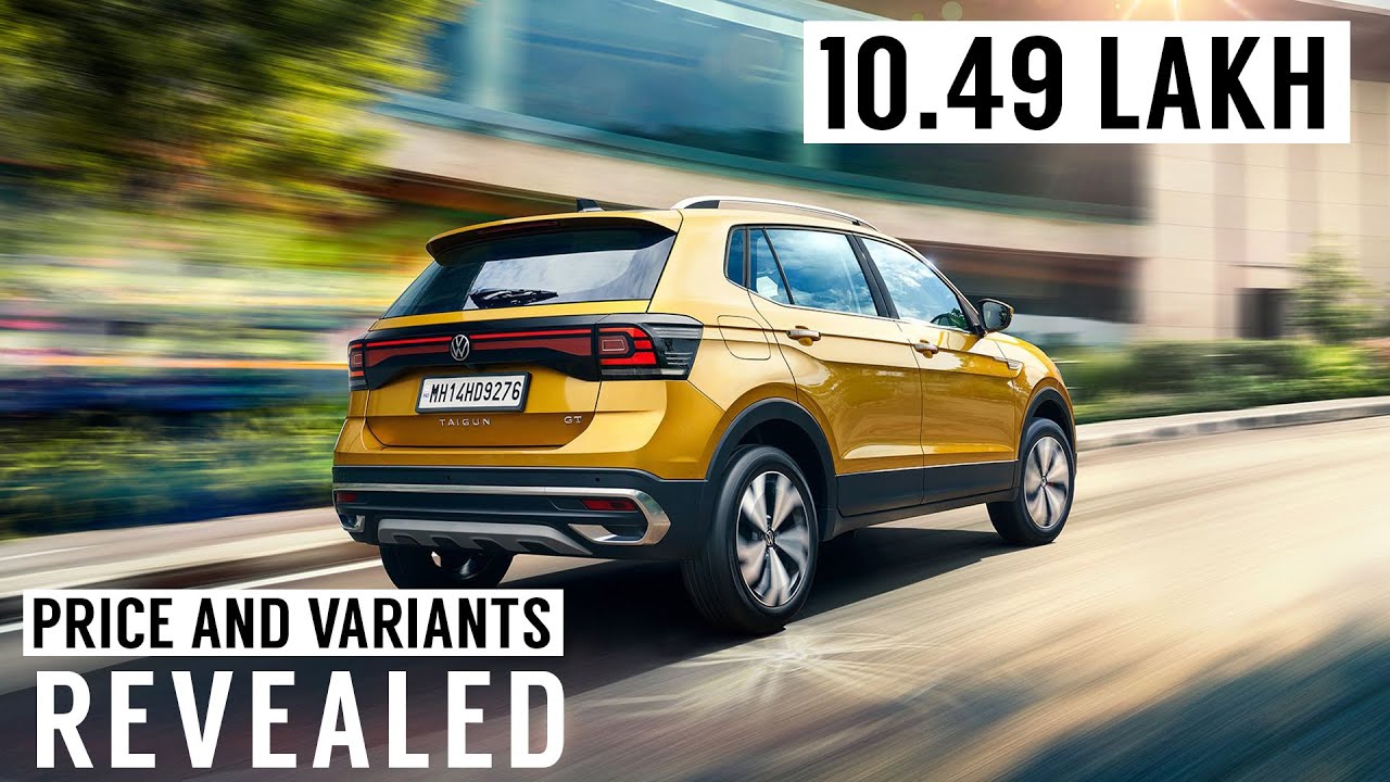 Volkswagen Taigun Launched | Prices and variants revealed | Colors ...