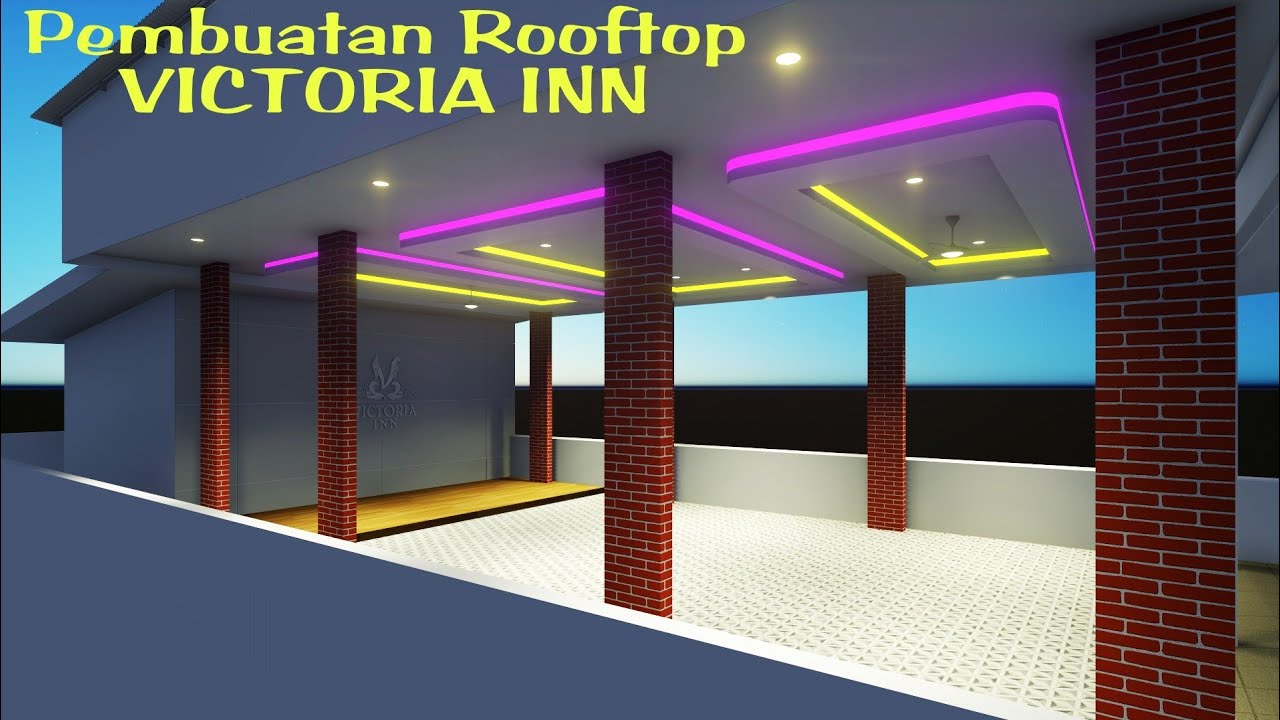 Pembuatan Rooftop ~ Victoria inn manado - YouTube