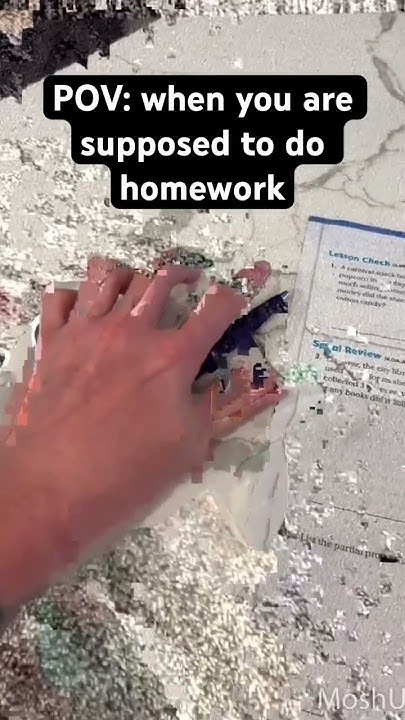 POV: when you are supposed to do homework😂#viral #transition #funny # ...