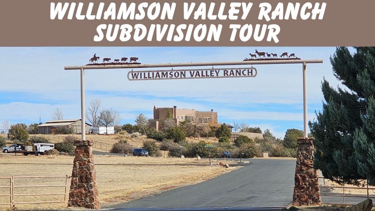 Prescott, Arizona Subdivision Tour of Wiliamson Valley Ranch. - YouTube