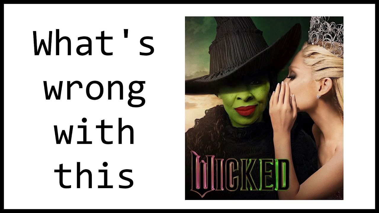 What's going on with the edited Wicked movie poster - YouTube