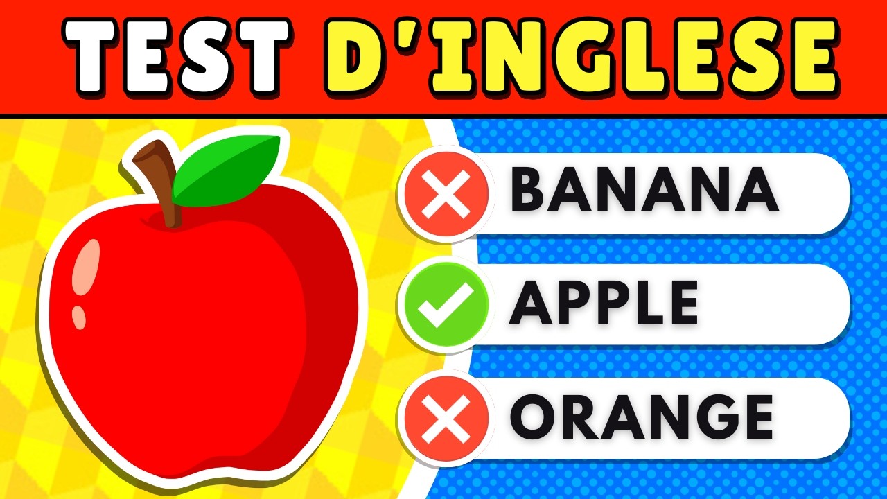 Test d'Inglese 🇺🇸 🇬🇧 🤔 | Livello Facile | Quanto conosci l'Inglese ...