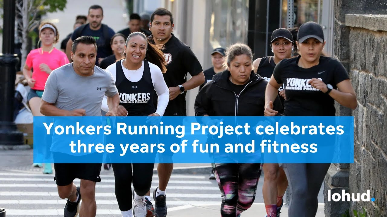 Yonkers Running Project celebrates three years of fun and fitness - YouTube