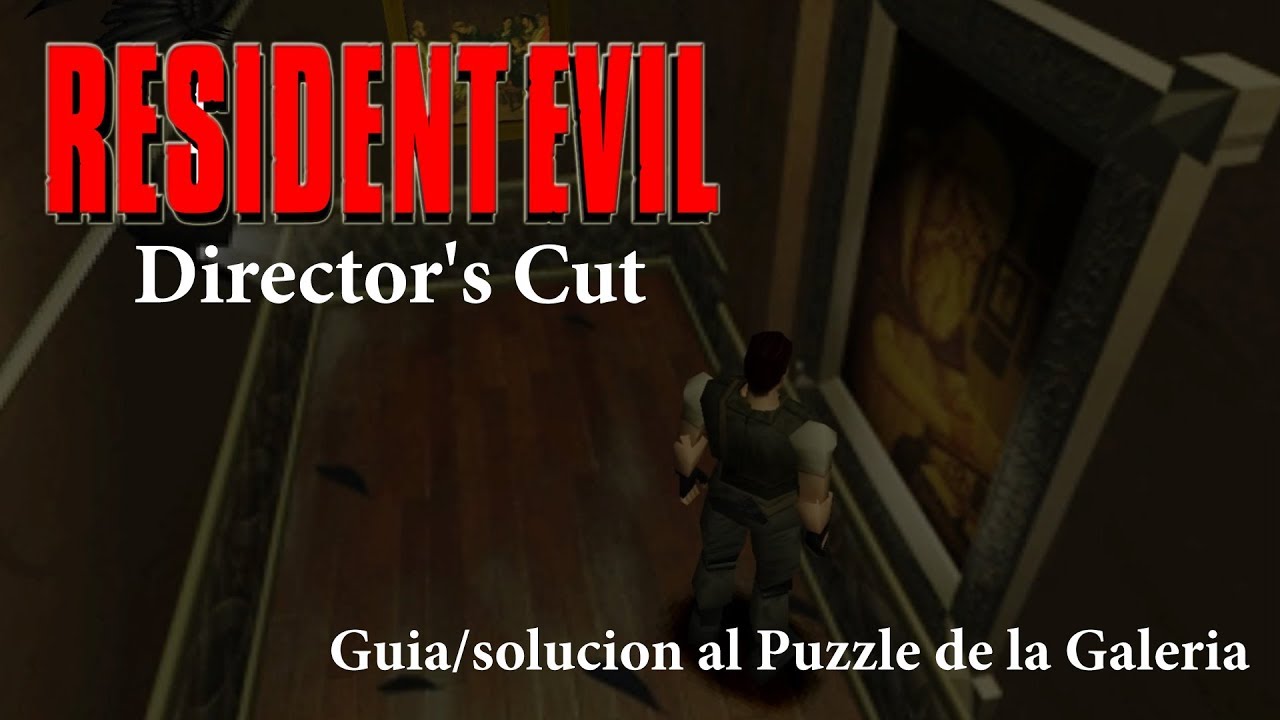 Resident Evil 1 Guía (solucion al Puzzle de la Galeria) - YouTube