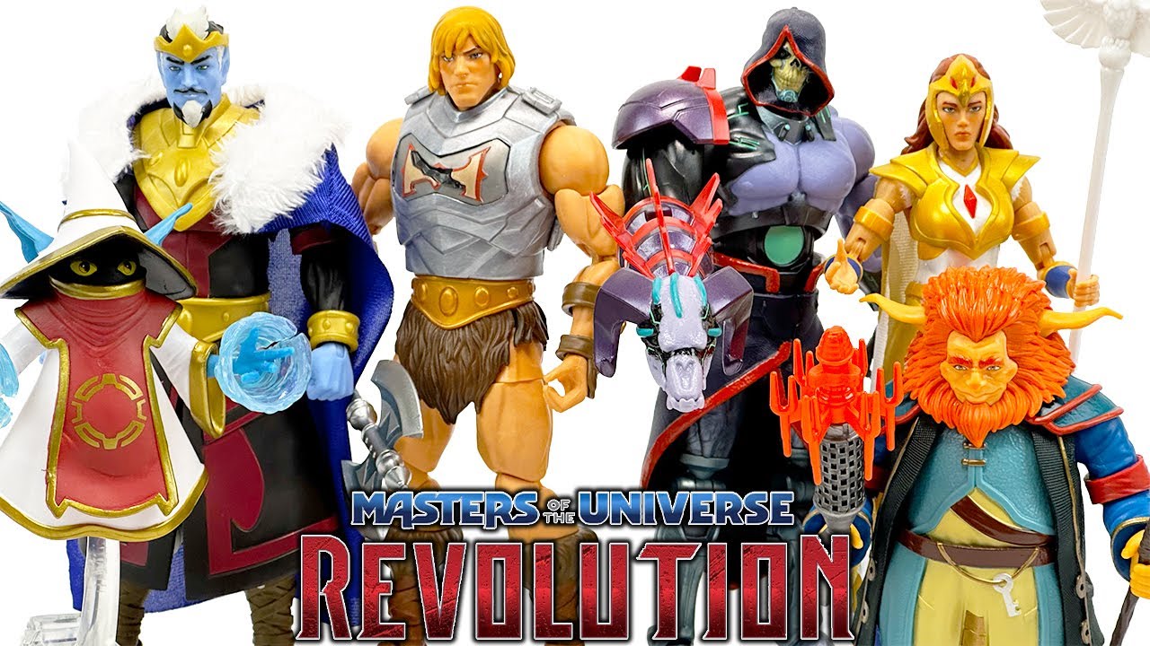 MOTU Masterverse Revolution He-Man, Skeletor, Keldor, Teela, Orko ...