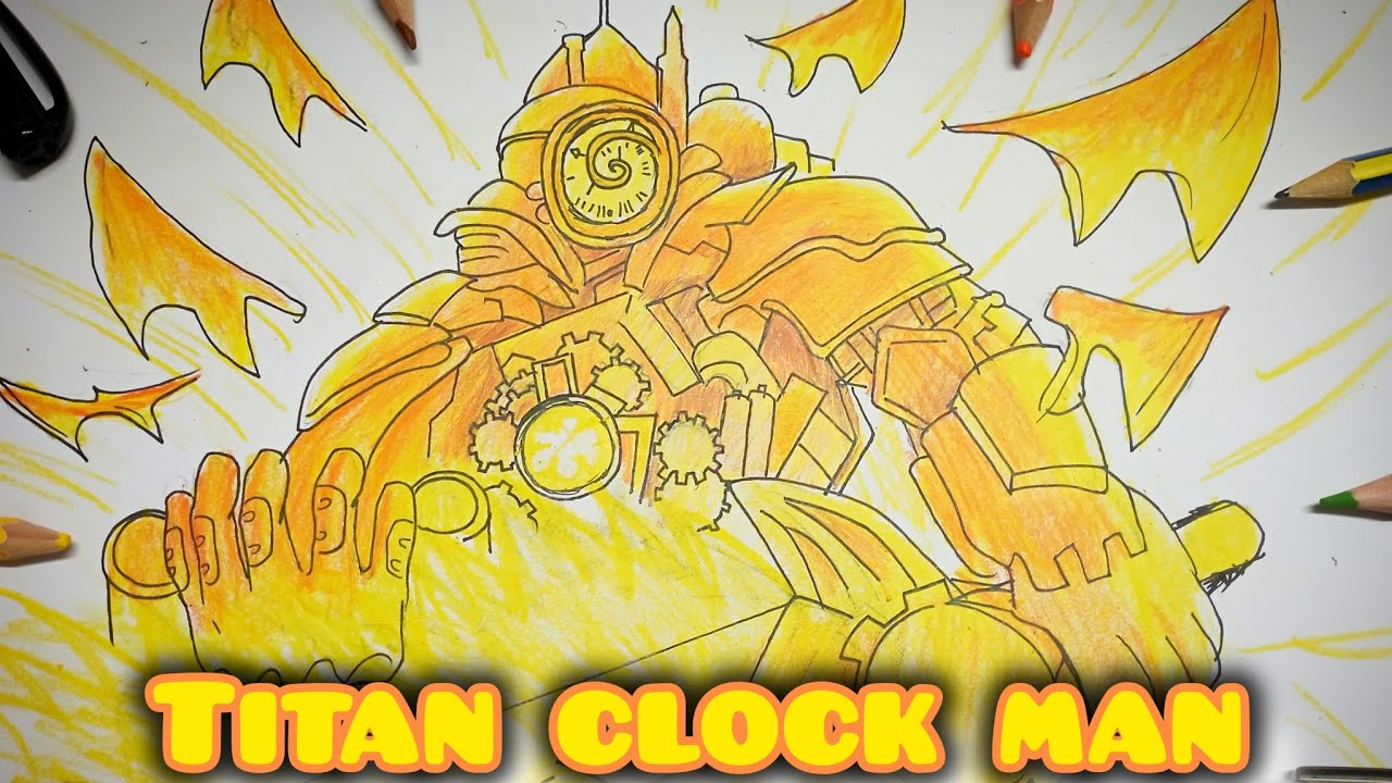how to Draw Titan clock man upgrade skibidi toilet muitiverse 30 Easy ...