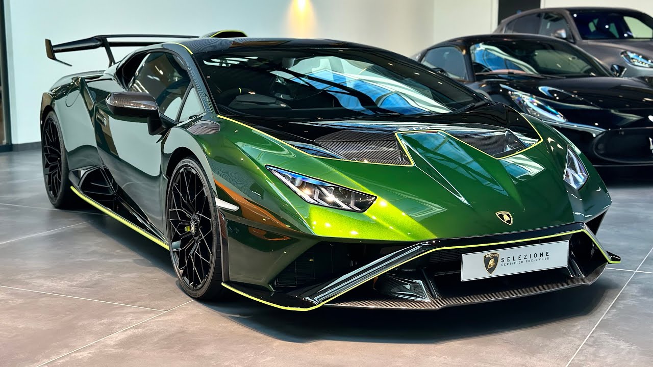 INCREDIBLE VERDE ERMES HURACAN STO! First visit at H.R Owen Lamborghini ...